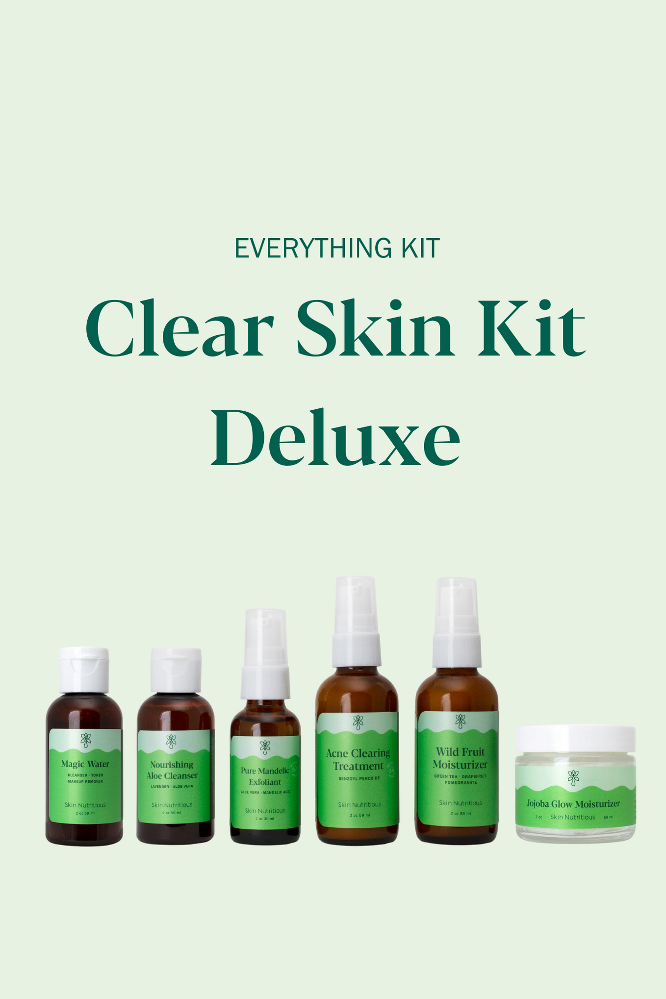 CLEAR SKIN DELUXE KIT – Skin Nutritious